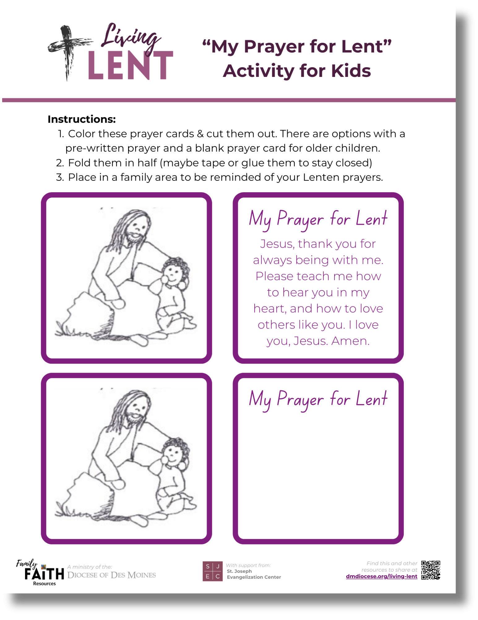 Living the Lenten Season Living the Lenten Season